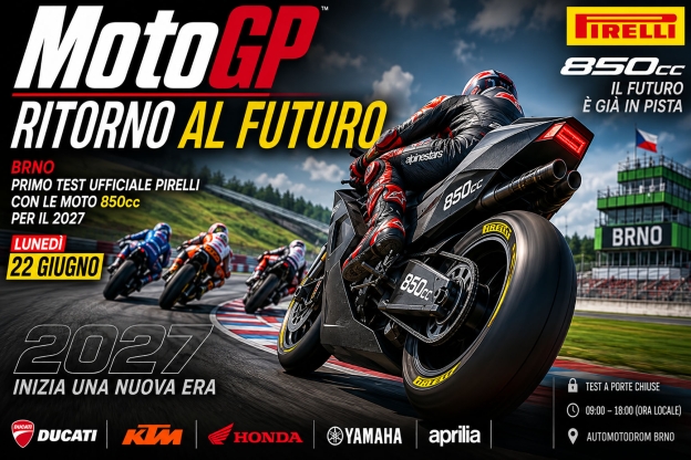 MotoGP, Masa depan memulai debutnya di Brno: uji coba tertutup Pirelli ...